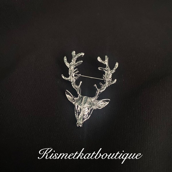 Deer Heads Pins - Etsy UK