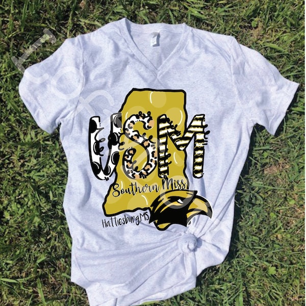 University of Southern Mississippi Svg - Etsy