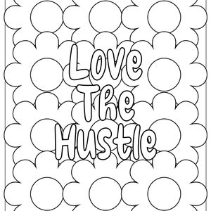 50 Motivational Coloring Pages on A Floral Background of Flowers and ...