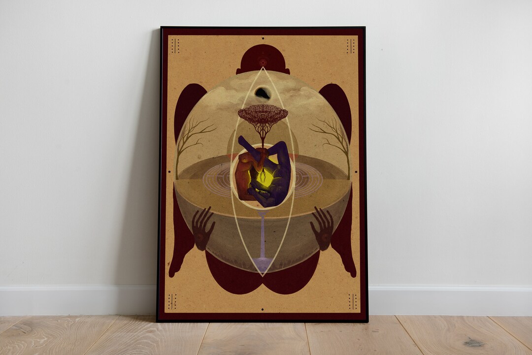 UNITY - Contemporary Art Print on Cotton Canvas | Original Handmade ...