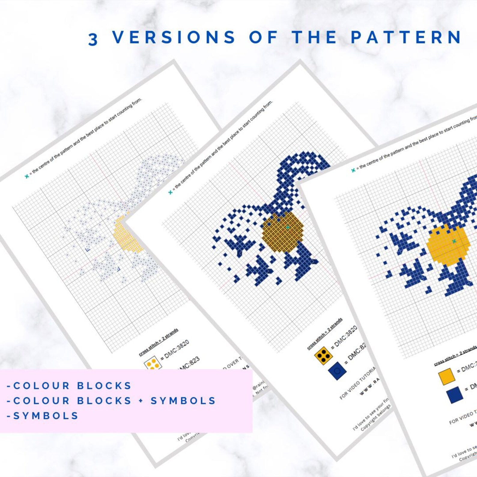 Murmuration PDF Cross Stitch Pattern-instant Digital Download Pattern ...