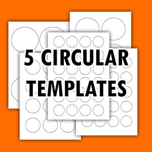 Blank Zentangle Pattern Templates for Beginners - You Can Also Use for ...