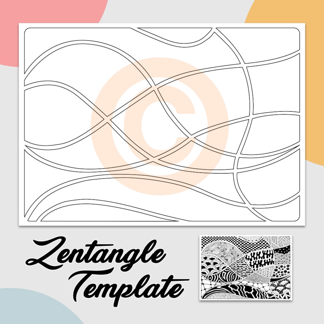 Make Your Own: Creative Template for Zentangle, Zentangle Patterns ...
