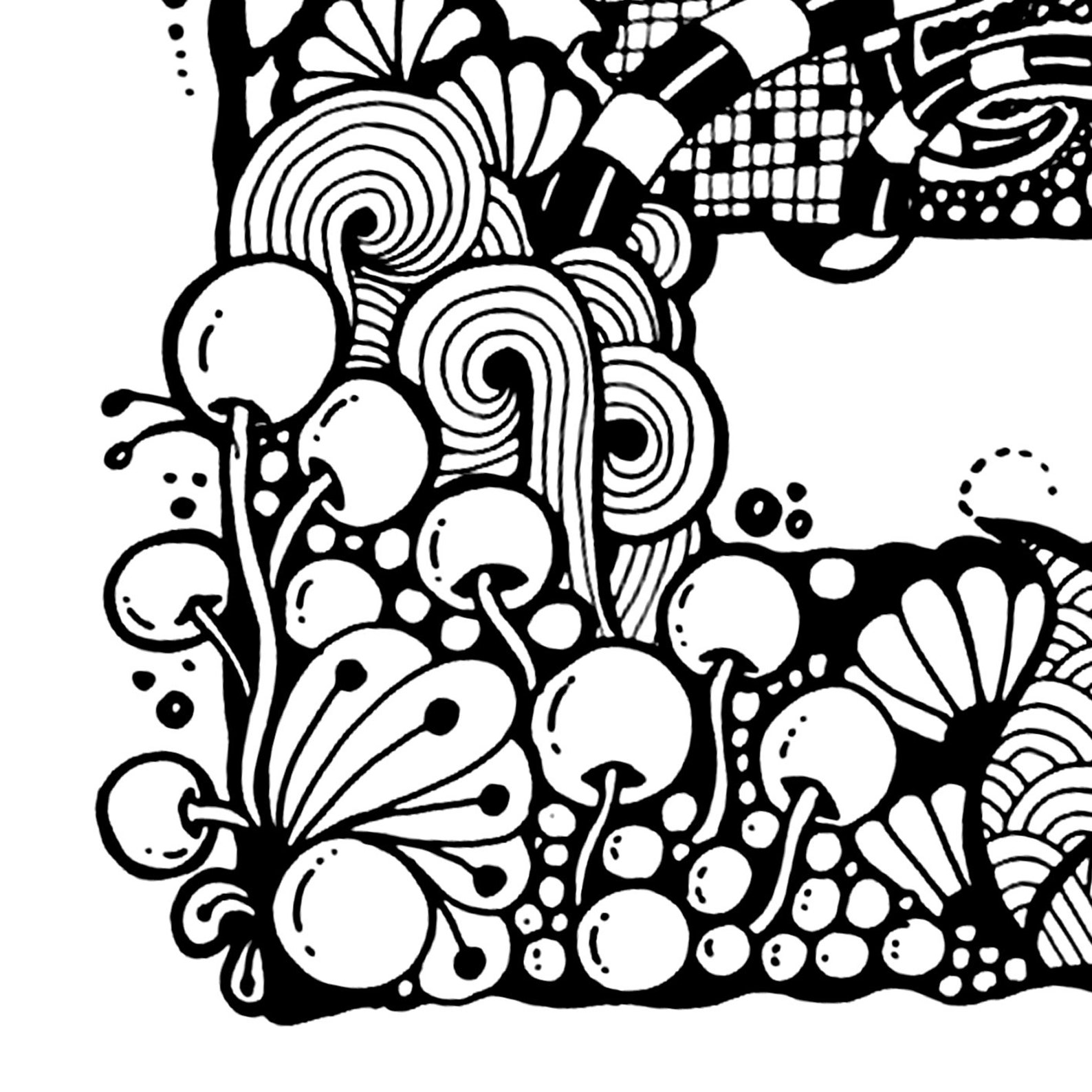 Zentangle Letter E , High Resolution Downloadable Zentangle Art ...