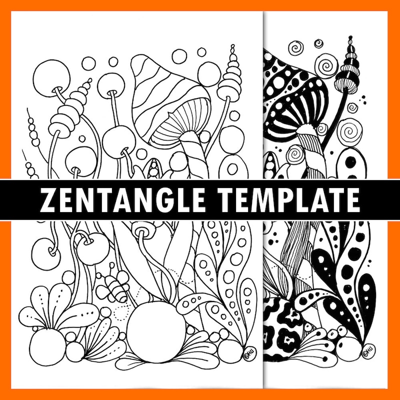 Zentangle Designs - Etsy