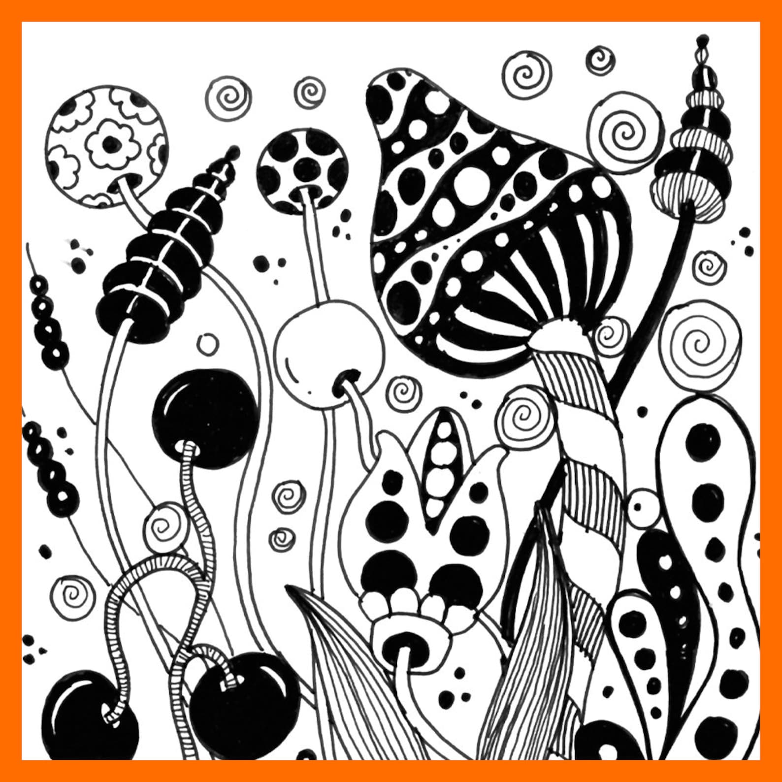 Creative Zentangle Drawing Templates: Original Designs for Adults and ...