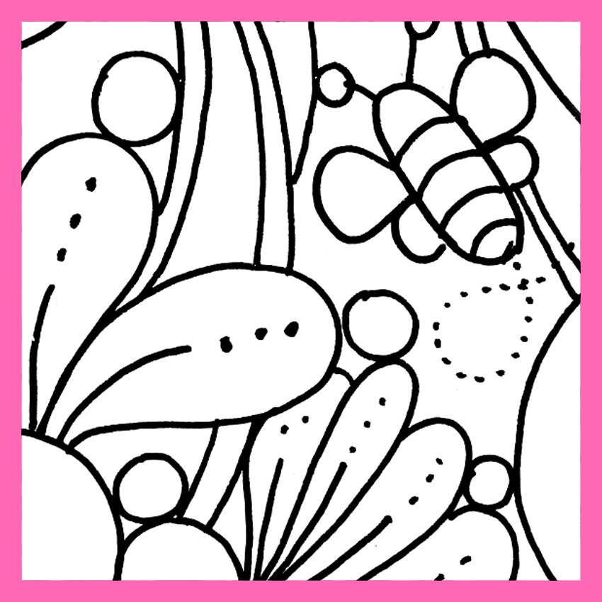 Zentangle Mushroom, Flower and Landscape Coloring Page Educational and ...