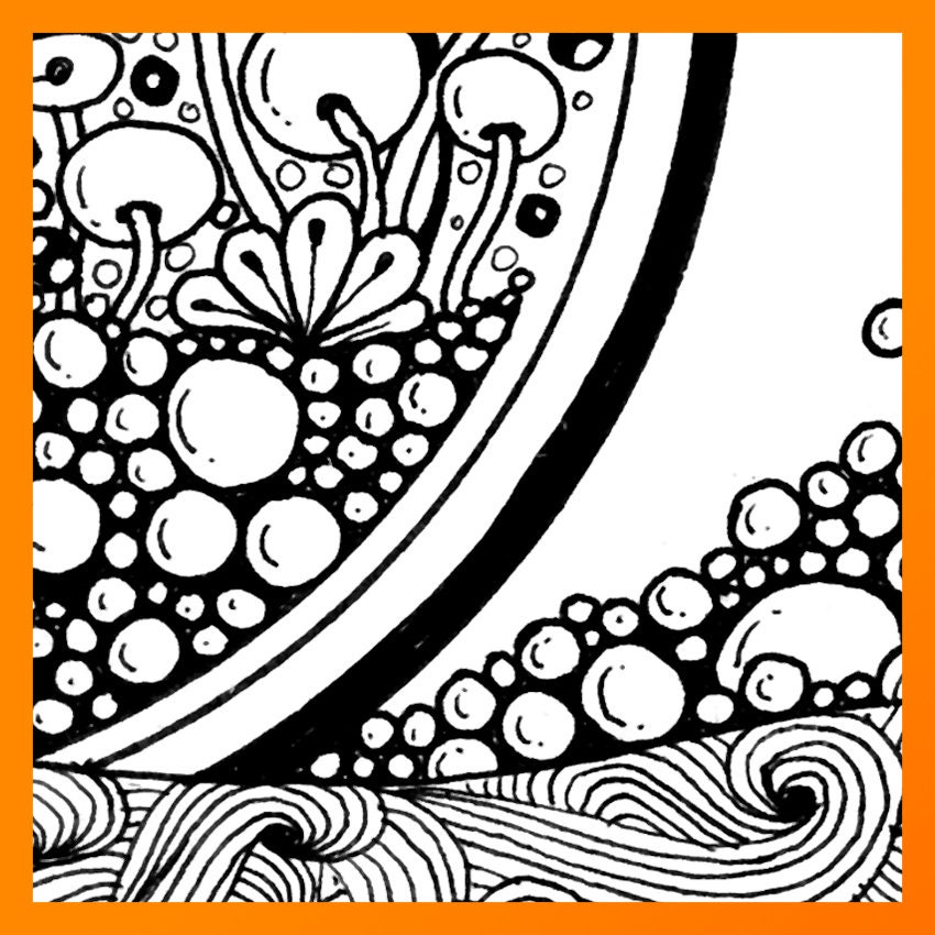 Journey to the World of Imagination With Zentangle Art: Flowers and ...