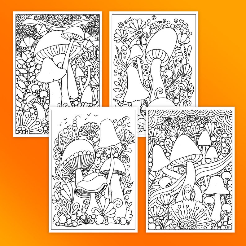 Zentangle Drawing Templates for Practice and Art Therapy | 4 Beautiful ...