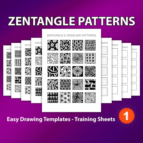Zentangle - Etsy