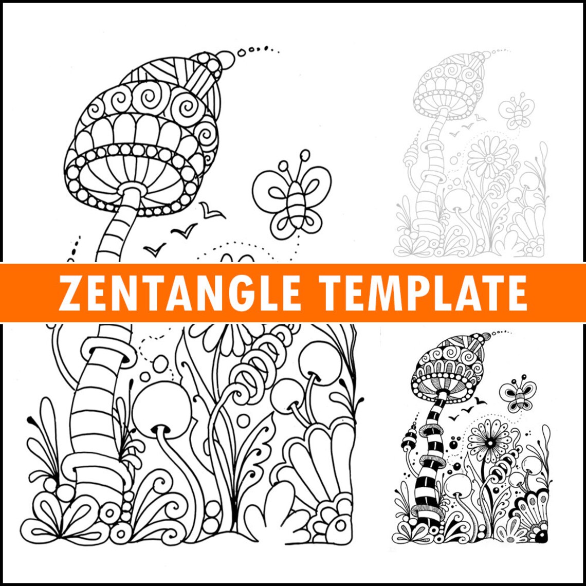 Templates for Drawing Zentangle , Zentangle Templates , Zentangle ...