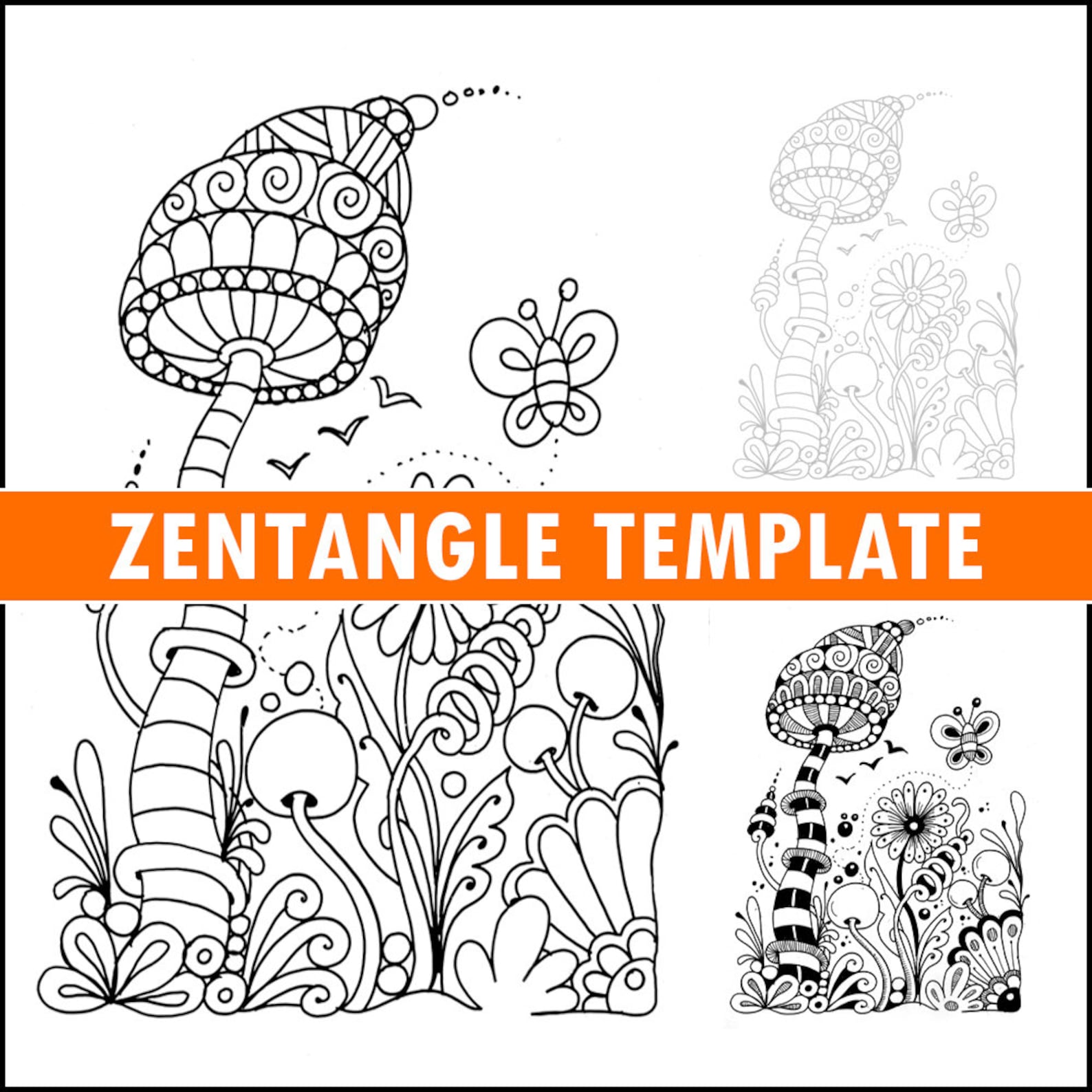 Templates for Drawing Zentangle , Zentangle Templates , Zentangle ...