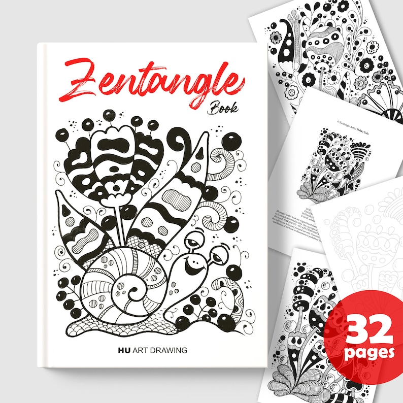 Zentangle Book , Zentangle Patterns Books , Zen Tangle E-book - Etsy