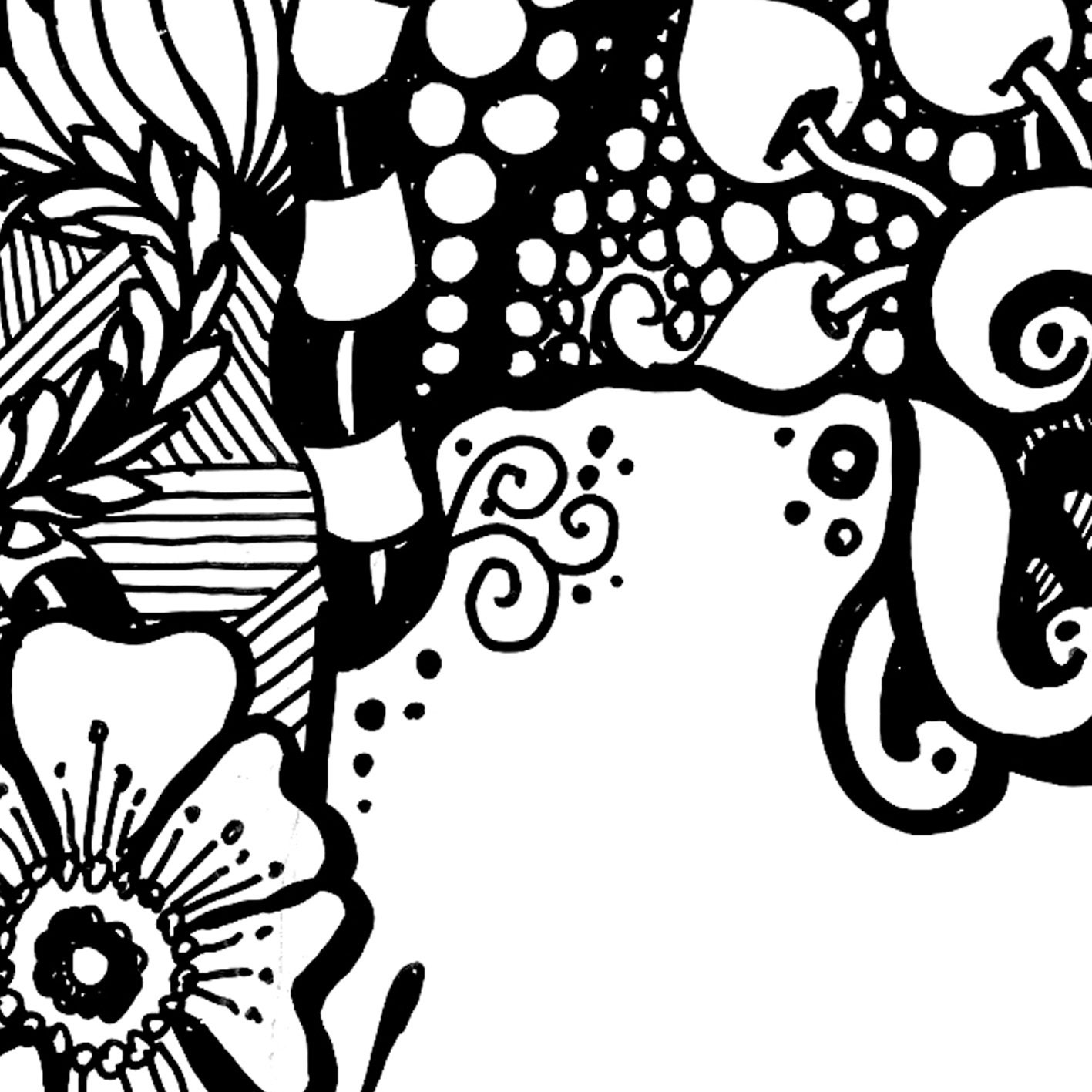 Zentangle Letter G, Zentangle Letters, Alphabet Letter G, Digital ...