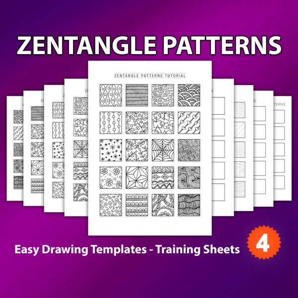 Zentangle Svg - Etsy