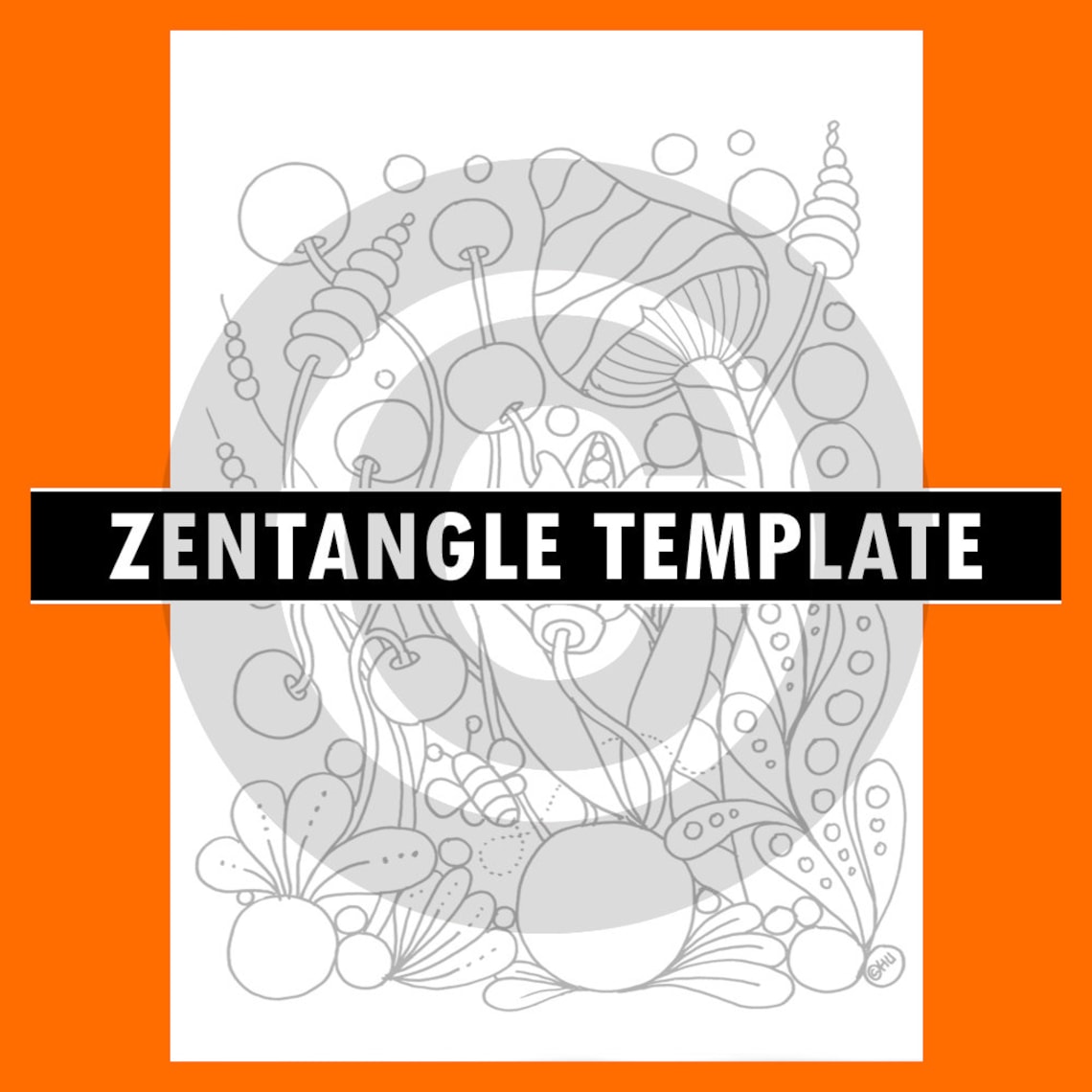 Creative Zentangle Drawing Templates: Original Designs for Adults and ...