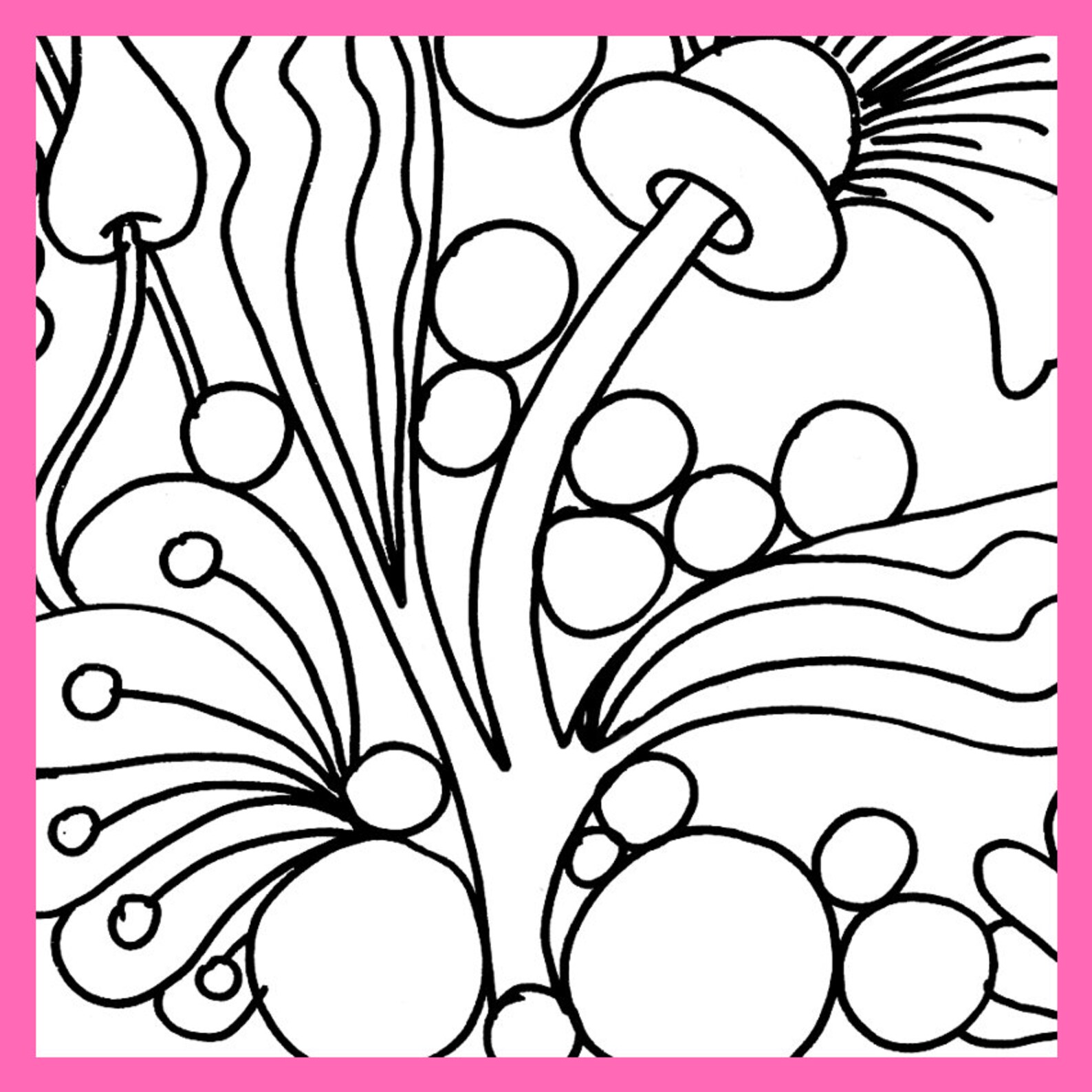 Creative Zentangle Doodle Coloring Page: Stress Reducing Art Therapy ...