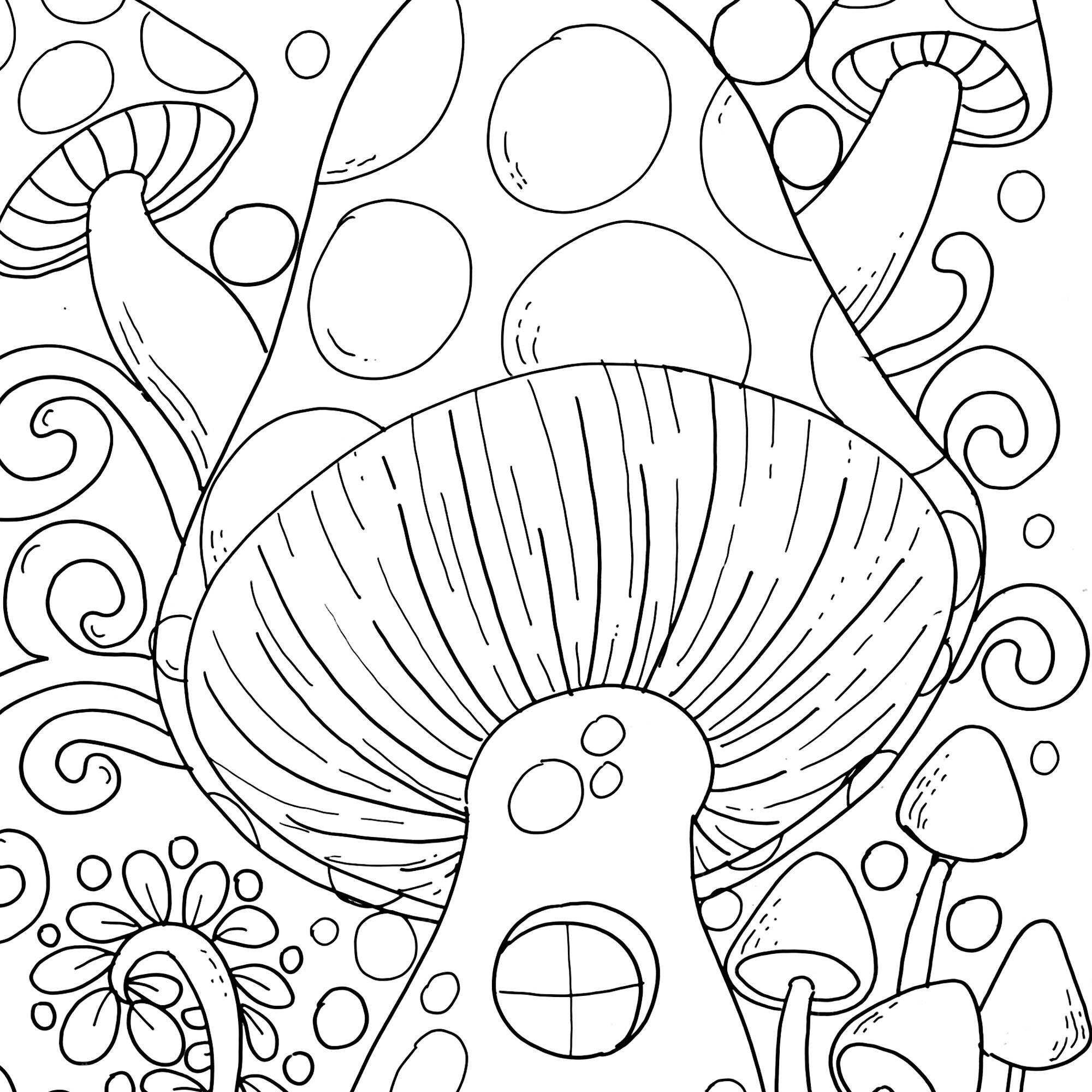 Zentangle Coloring Book , Zentangle Mushrom Coloring Book for Adult ...