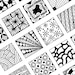 Creative Zentangle Stencil Set , Starter Kit for Zentangle Art - Etsy