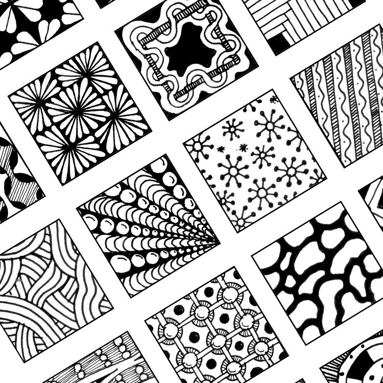 Creative Zentangle Stencil Set , Starter Kit for Zentangle Art - Etsy