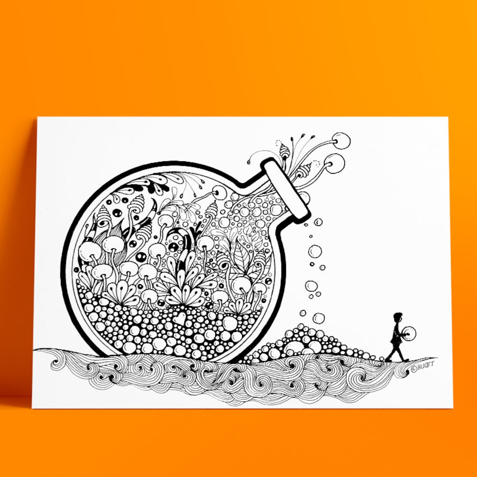 Journey to the World of Imagination With Zentangle Art: Flowers and ...