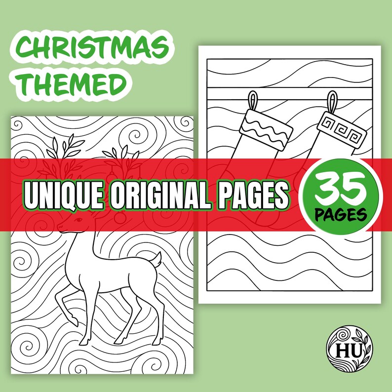 Christmas Zentangle Coloring Pages | 35 Printable Line Art Templates ...