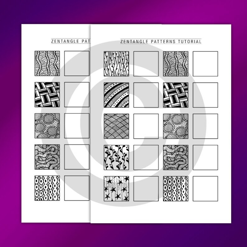 Zentangle Pattern Templates: Doodling and Mandala Art Therapy (training ...