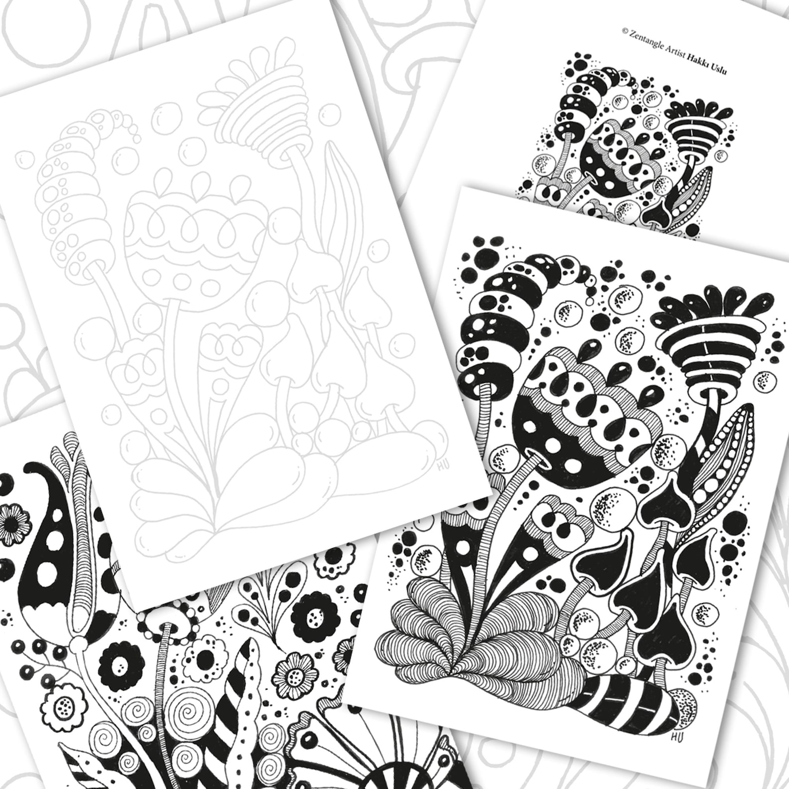 Zentangle Book , Zentangle Patterns Books , Zen Tangle E-book - Etsy