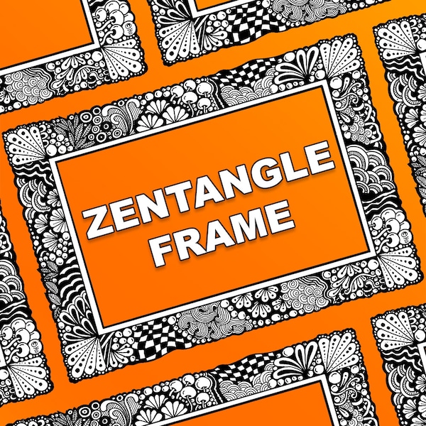 Zentangle Flowers - Etsy