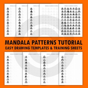 70 Mandala Pattern Training Sheets: A4 Printable (PDF) - Etsy