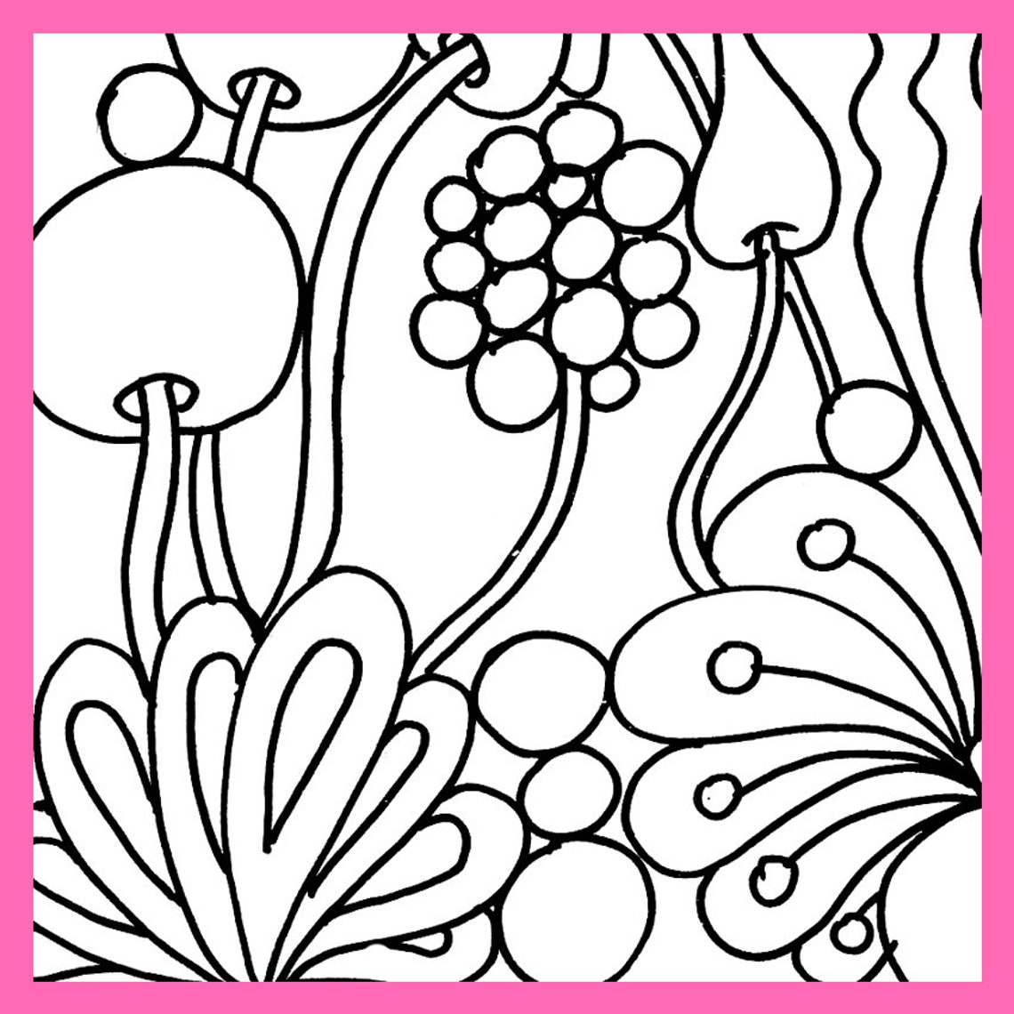 Creative Zentangle Doodle Coloring Page: Stress Reducing Art Therapy ...