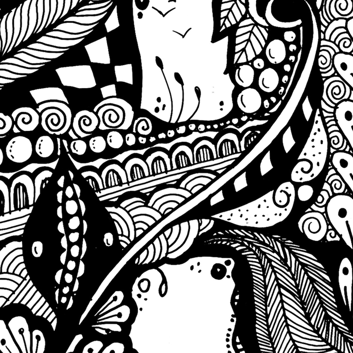 Zentangle Letter H Zentangle Alphabet Letter H Digital - Etsy