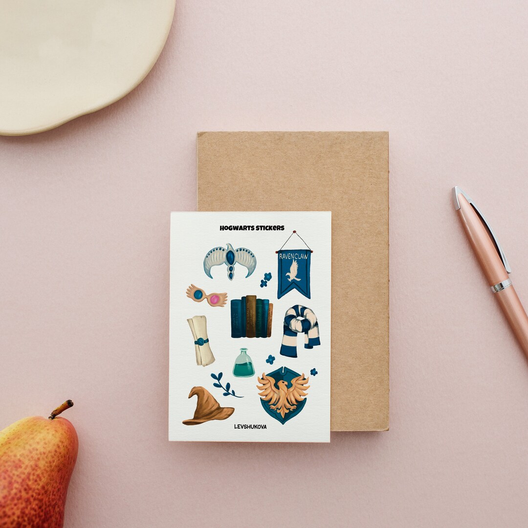 Hogwarts Legacy Harry Potter Sticker Pack Ravenclaw Sticker Sheet ...