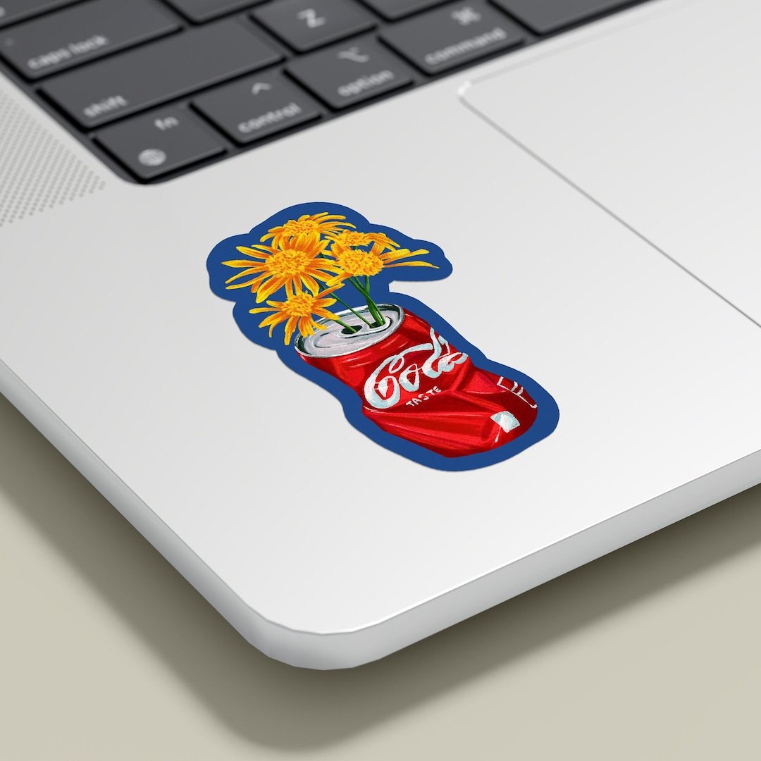 Coca-cola Vase Flowers Coke Stickers Soda Can Coke Bottle Decor ...
