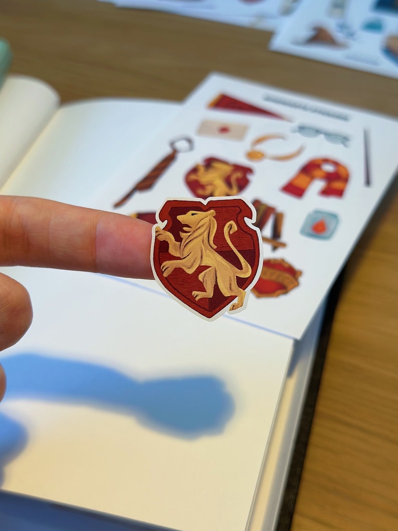 Gryffindor Hogwarts Legacy Stickers, Official Harry Potter Designs ...
