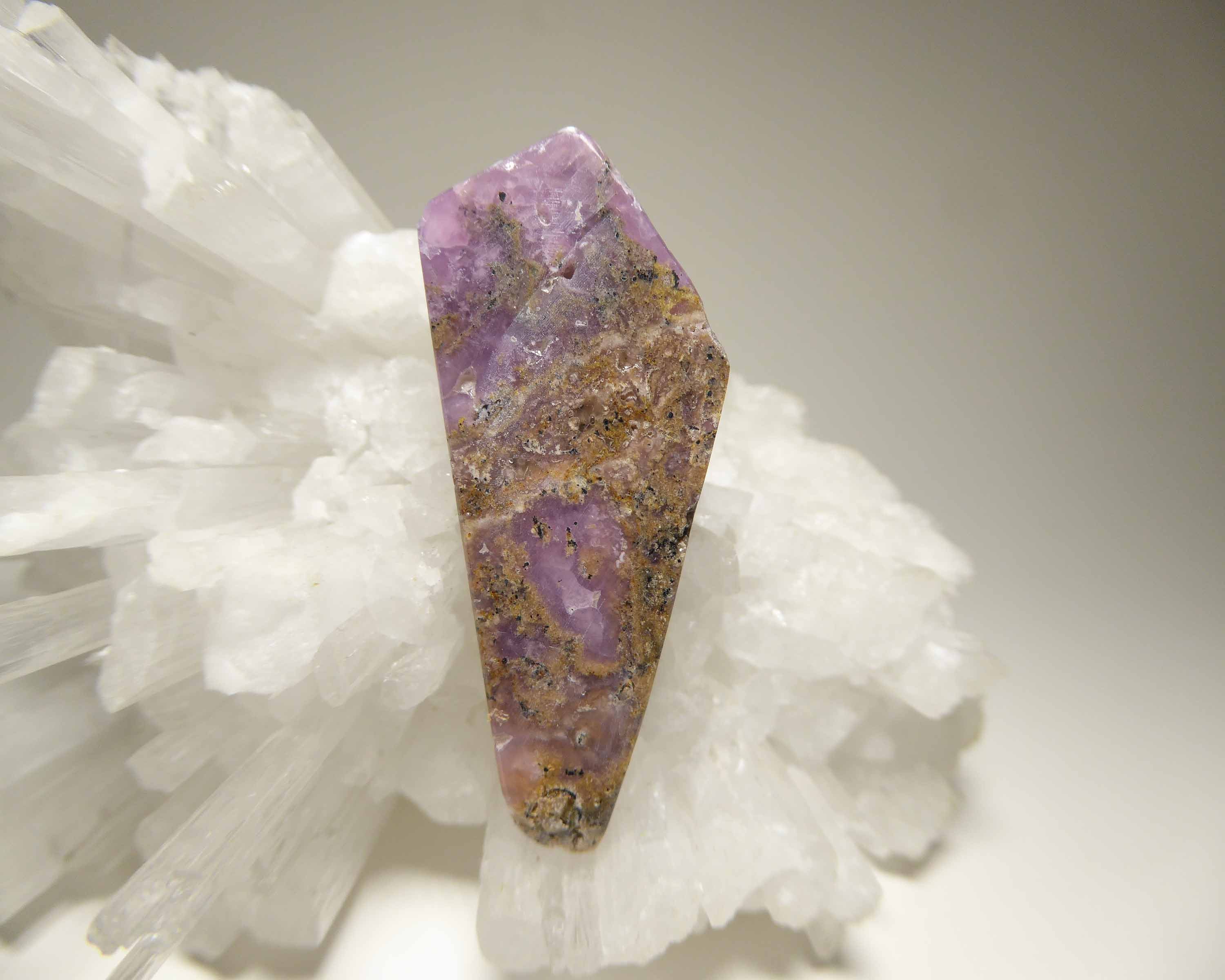 Pink Purple Gemstone Smithsonite Natural Stone Jewelry Cabochon Pendant ...