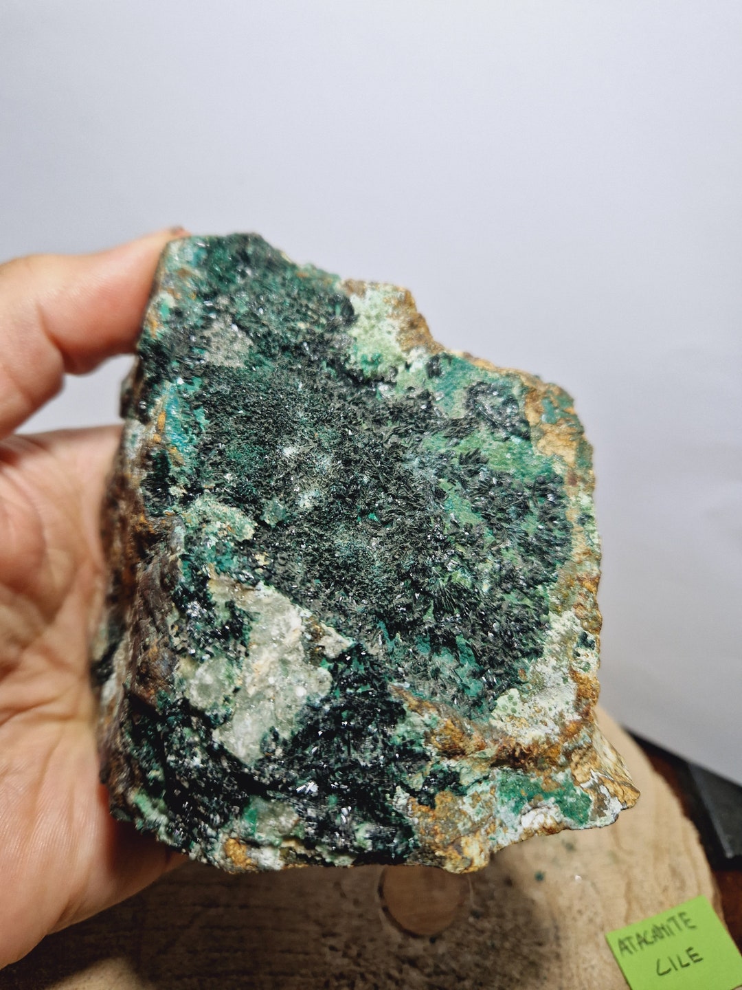 ATACAMITE Crystals, Museum Specimen, Crystals on Both Sides, 10.2 X 9.5 X 5.4 Cm, From Chile - Etsy