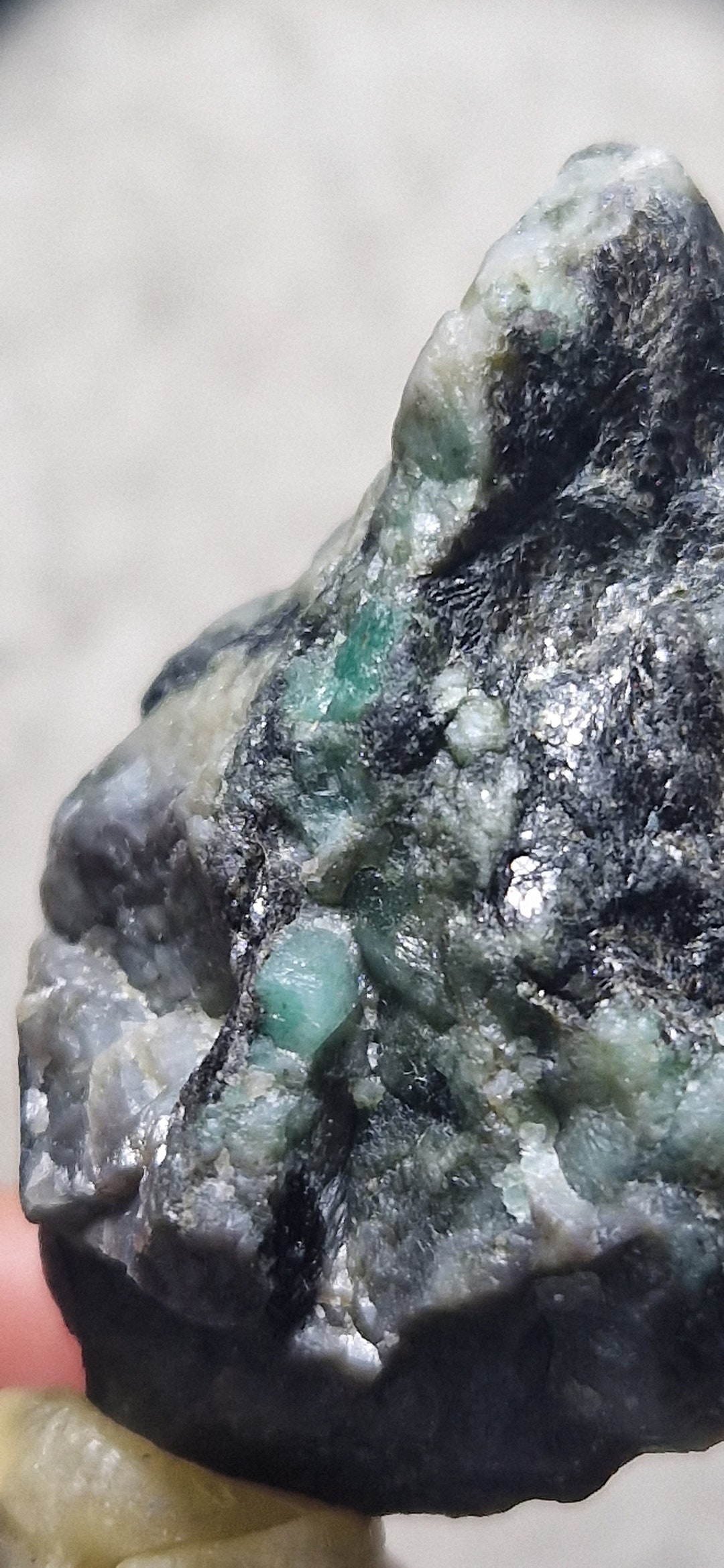 Emerald on Matrix Brazil Natural Raw Emerald 25.91 Gr - Etsy
