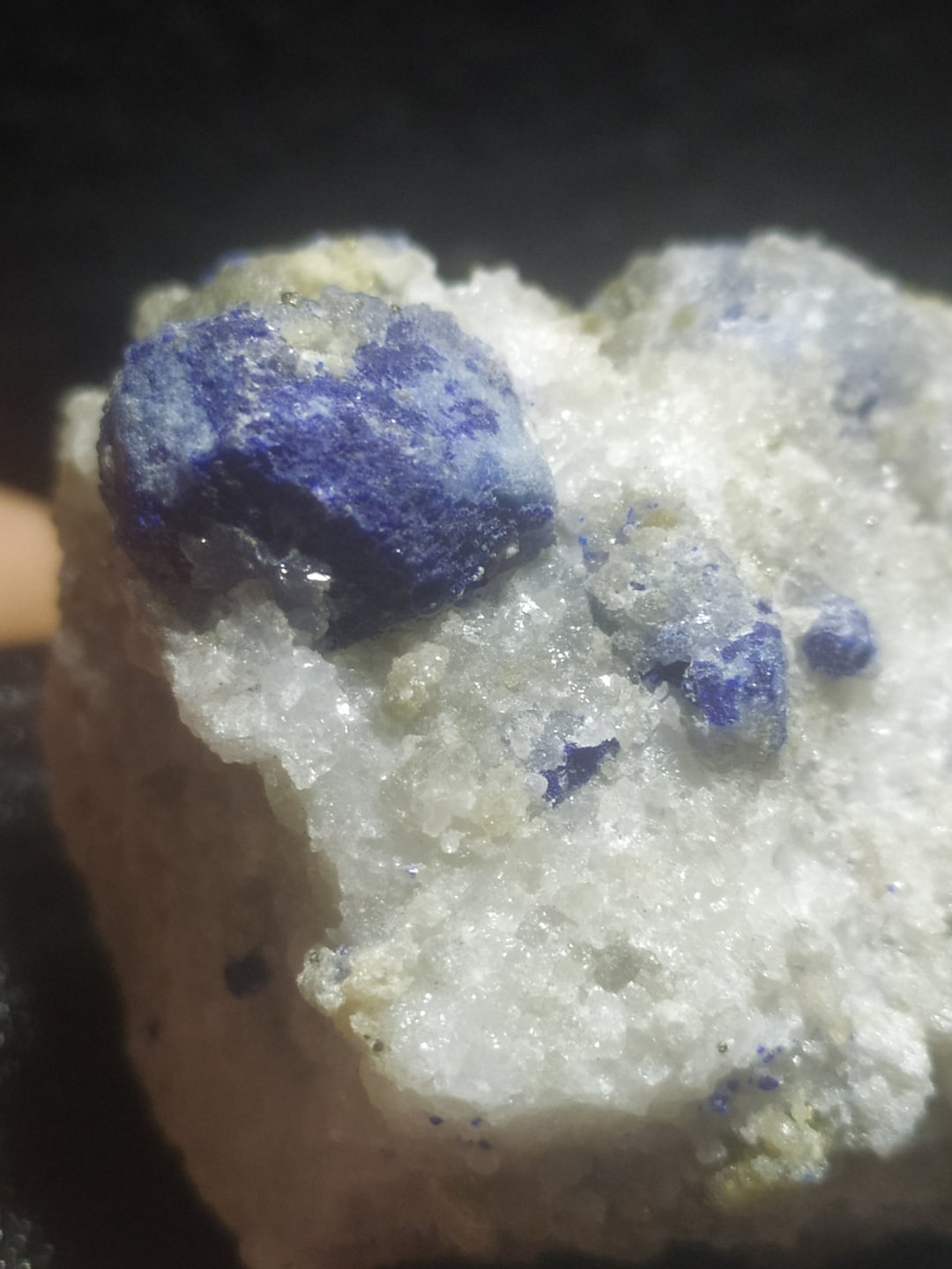 Lazurite Crystals on Matrix 82.50 Gr Afghanistan Rare Natural ...