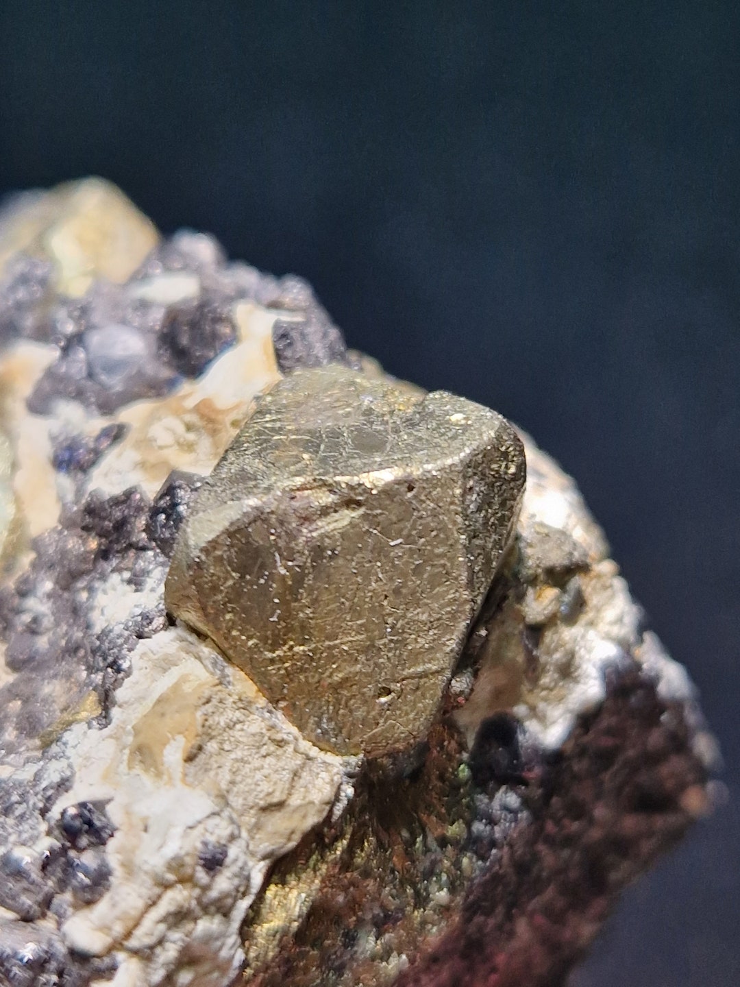 Octahedral Pyrite With Magnetite 336 Gr Brosso Location Natural ...