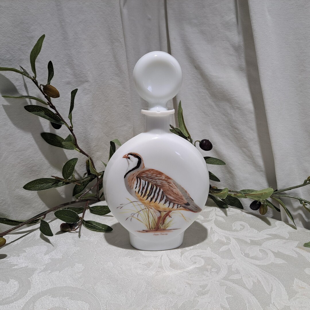 Vintage 1969 Field Birds by A. Singer Chukar Partridge Design Milk ...