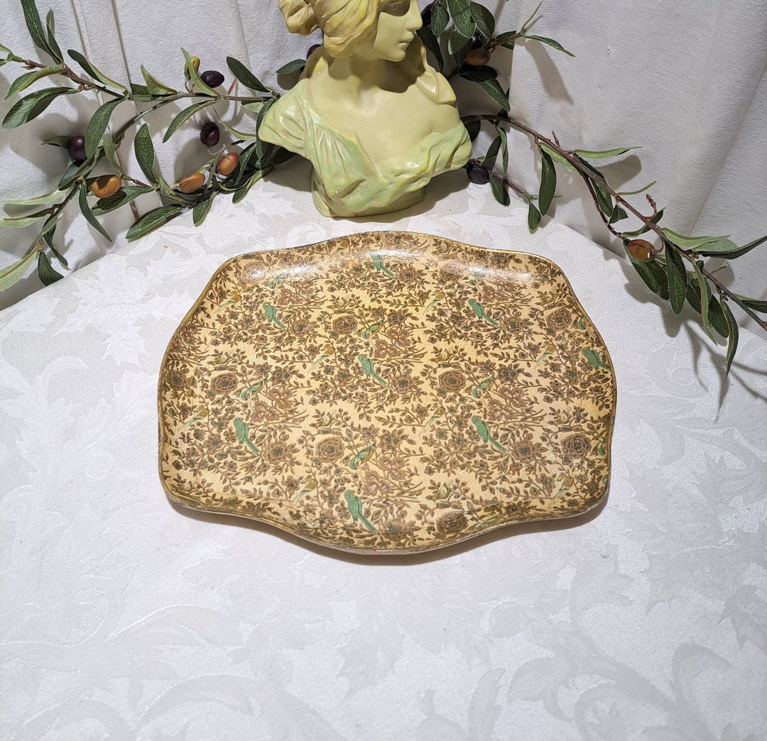 Vintage an Exclusive Viking Imports Japan Floral and Birds Chintz ...