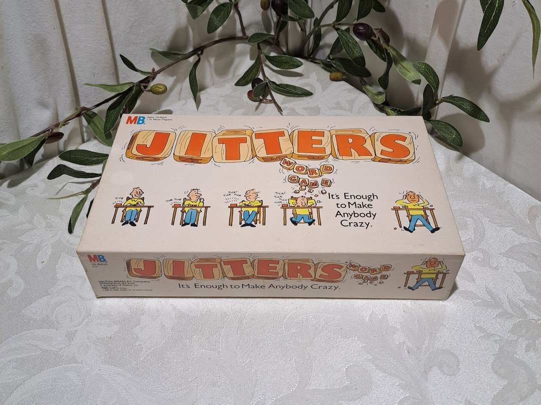 Vintage 1986 Milton Bradley Jitters Word Game It's Enough to Make ...