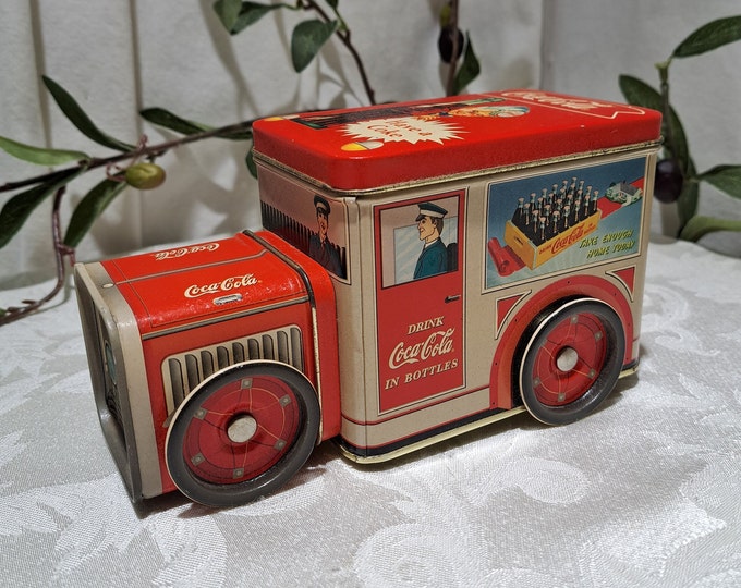 Vintage 1990's Drink Coca-cola in Bottles Delivery Truck Design With ...