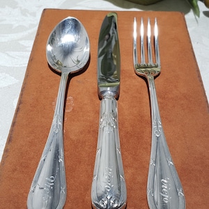 Rare Vintage Meneses Orfebres Silverware Madrid Spain Silver-plated ...