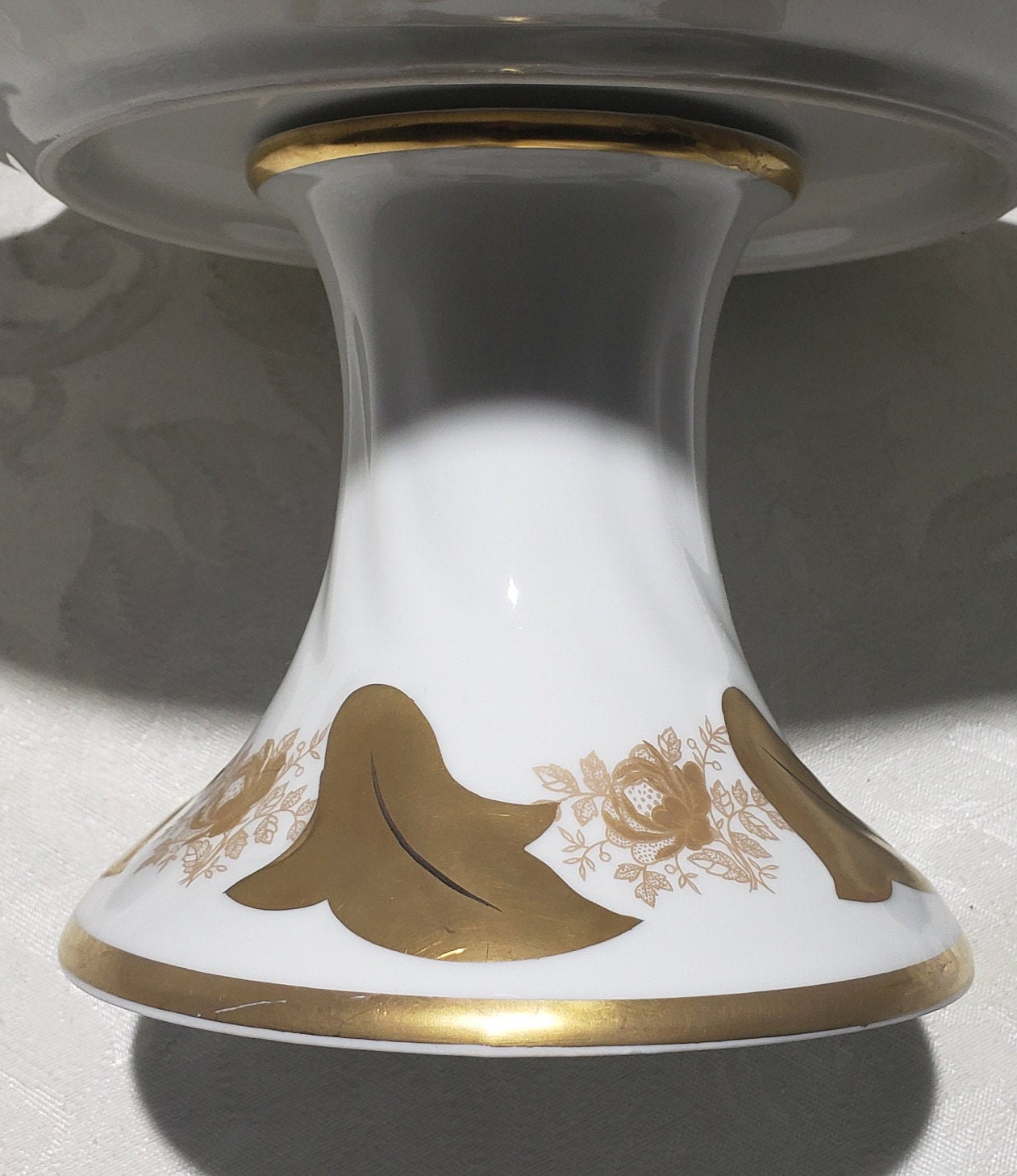 Gorgeous Vintage Weimar Porcelain Gold on White Floral Design - Etsy