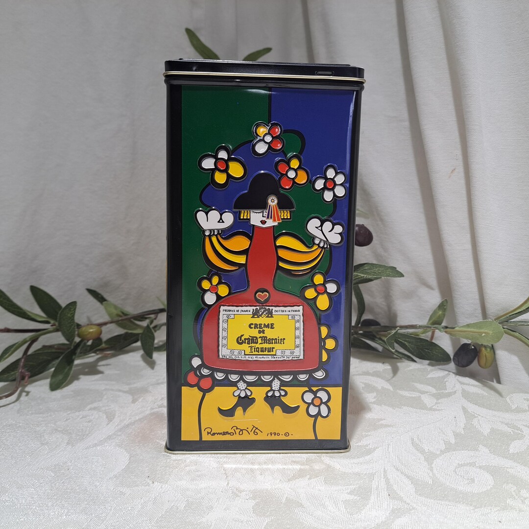Vintage 1990 Roberto Britto Colorful Cubism and Pop Art Embossed Design ...