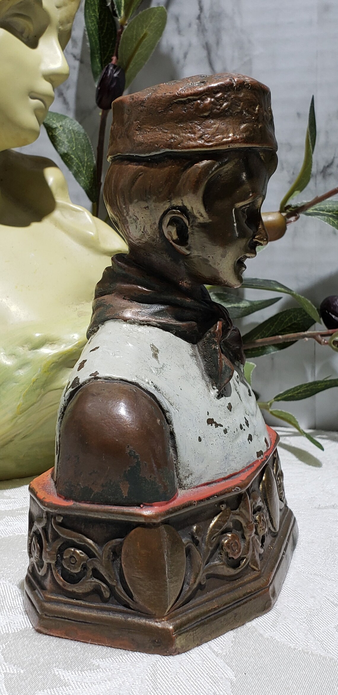 Vintage Electro-formed Bronze Clad With Original Poly Chroe | Etsy