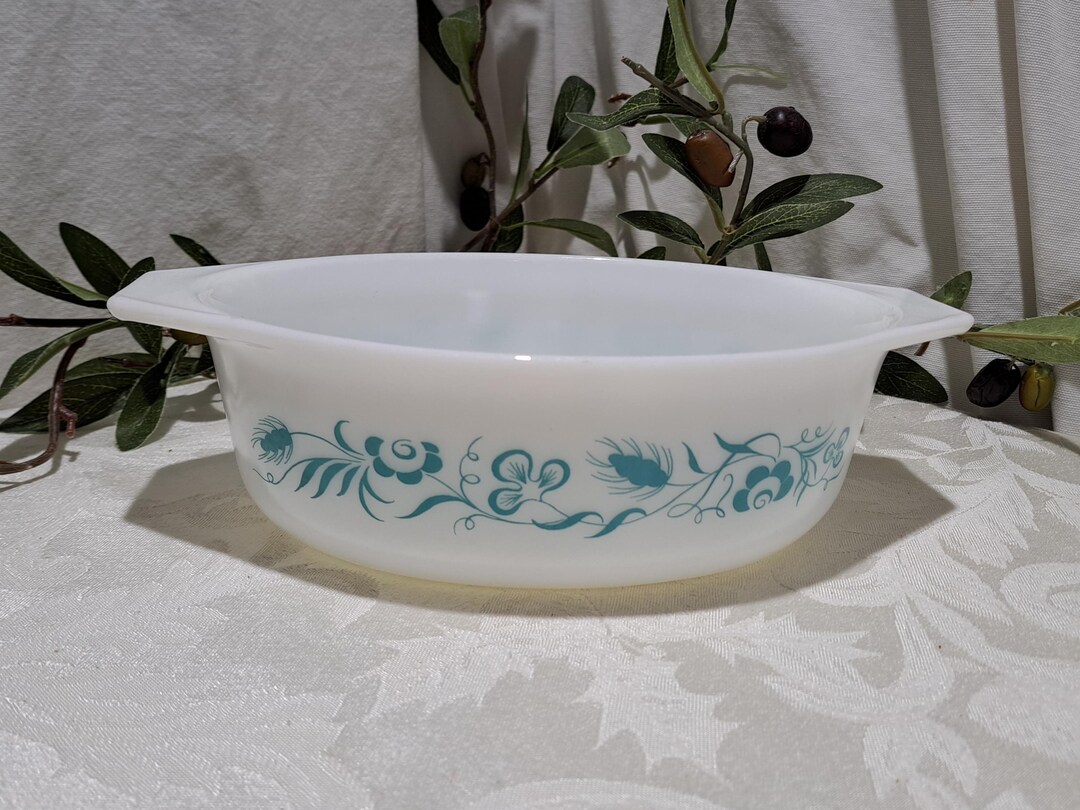 Vintage 1960 Pyrex Promotional Pattern: Meadow No. 043 1 1/2 Qt ...