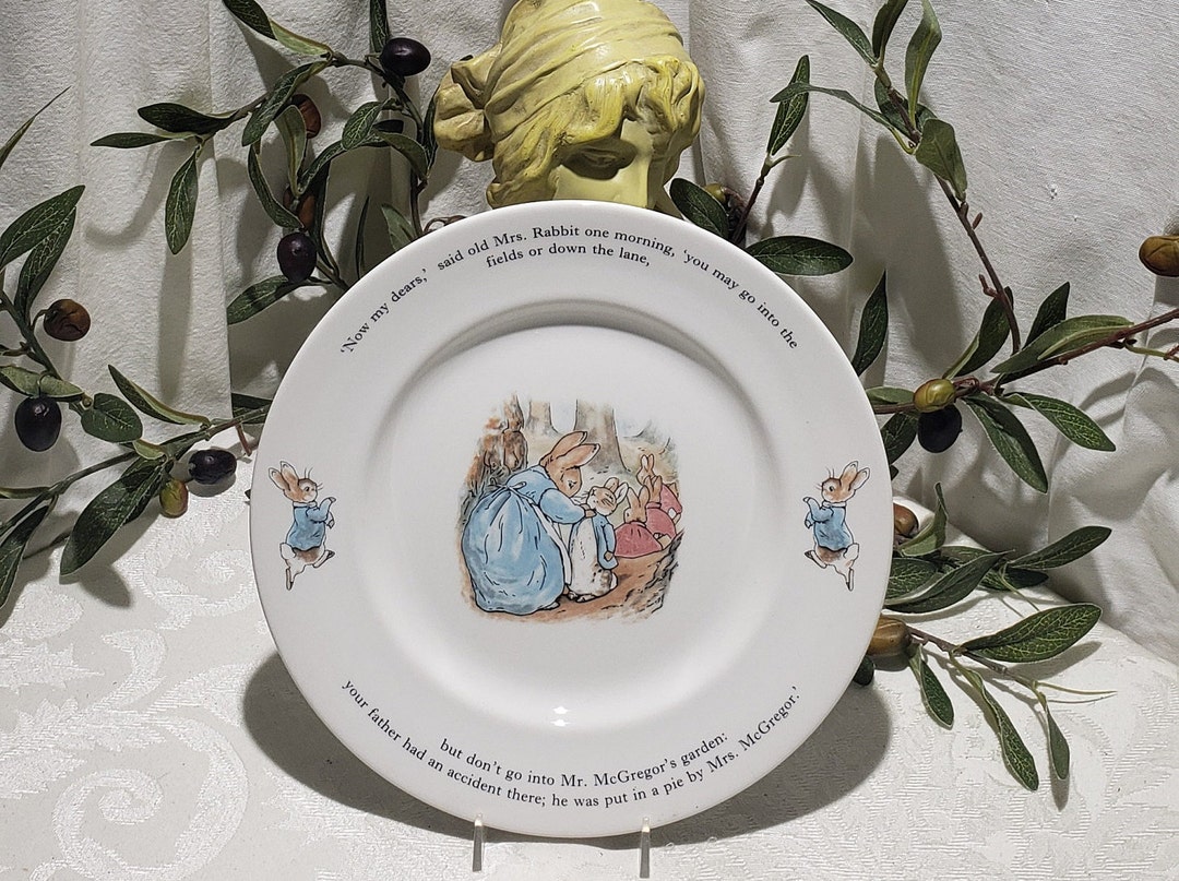 Vintage Wedgwood Peter Rabbit, Mrs. Josephine Rabbit, Flopsy, Mopsy ...